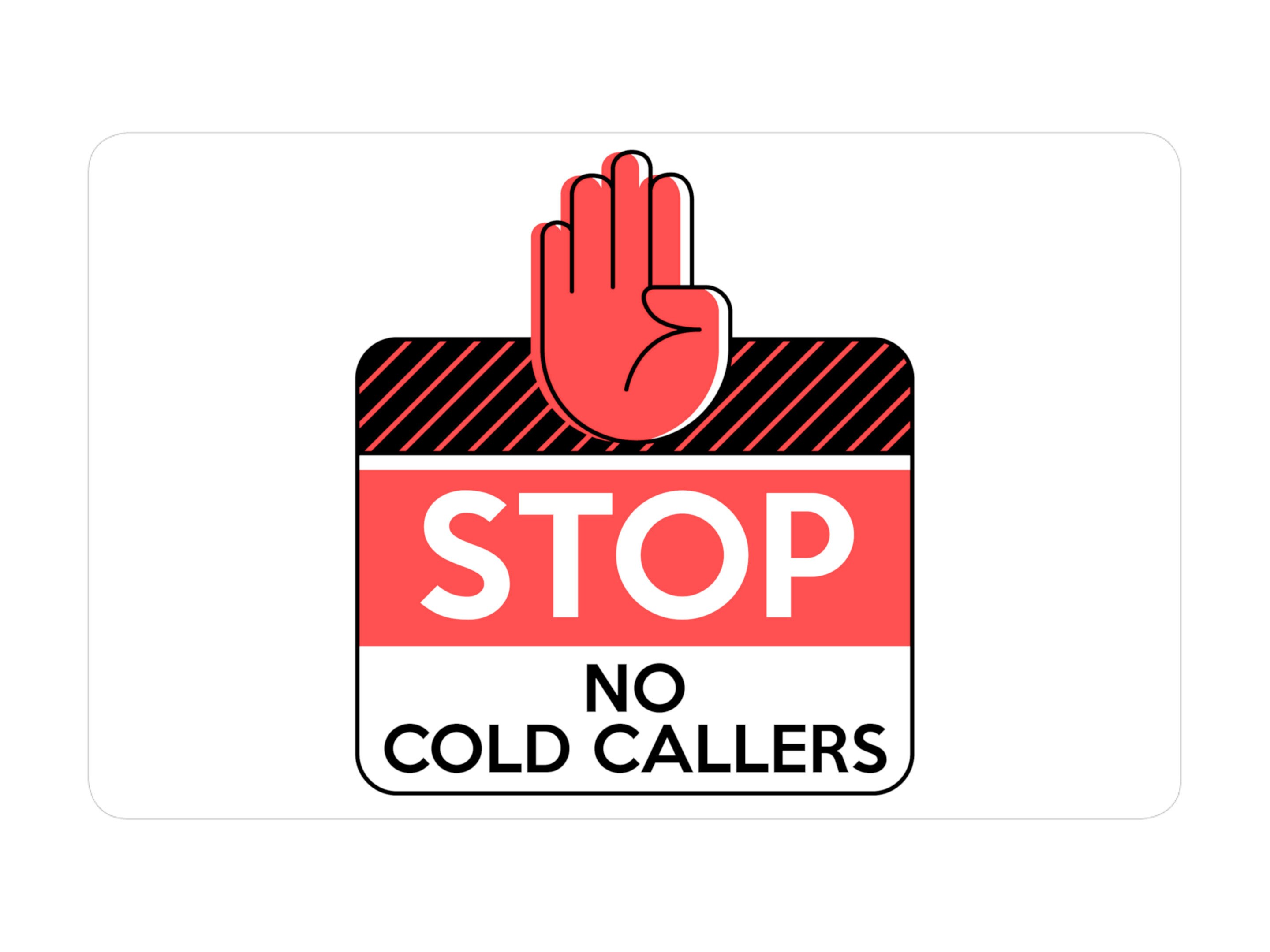 No Cold Callers Sign Psni