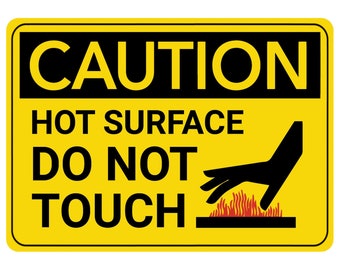 Metal Do Not Touch Sign - Etsy UK