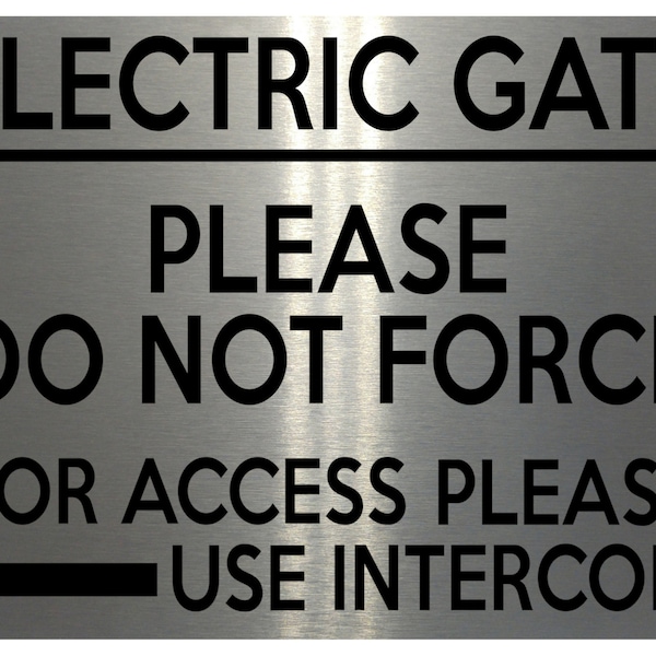 Please Use Gate Sign - Etsy UK