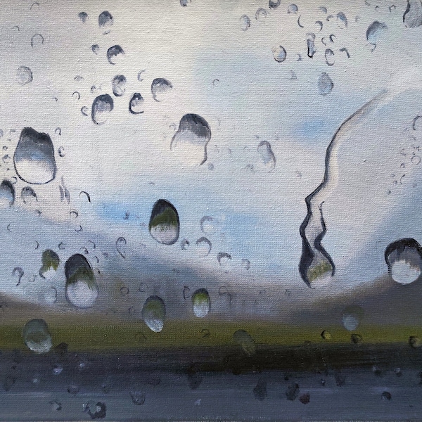 Rain Painting - Etsy