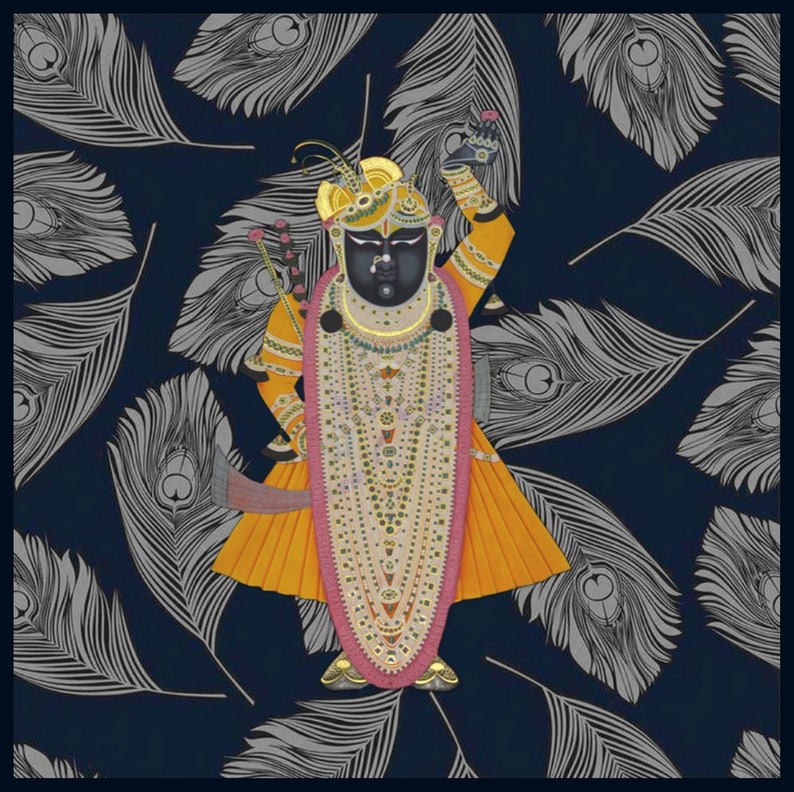 Pichwai Painting of Shreenathji Modern Art Indian Art - Etsy