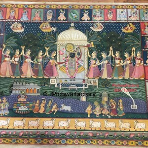 Pichwai Painting of Shrinathji 24 Swaroop Pichvai Painting Traditional ...