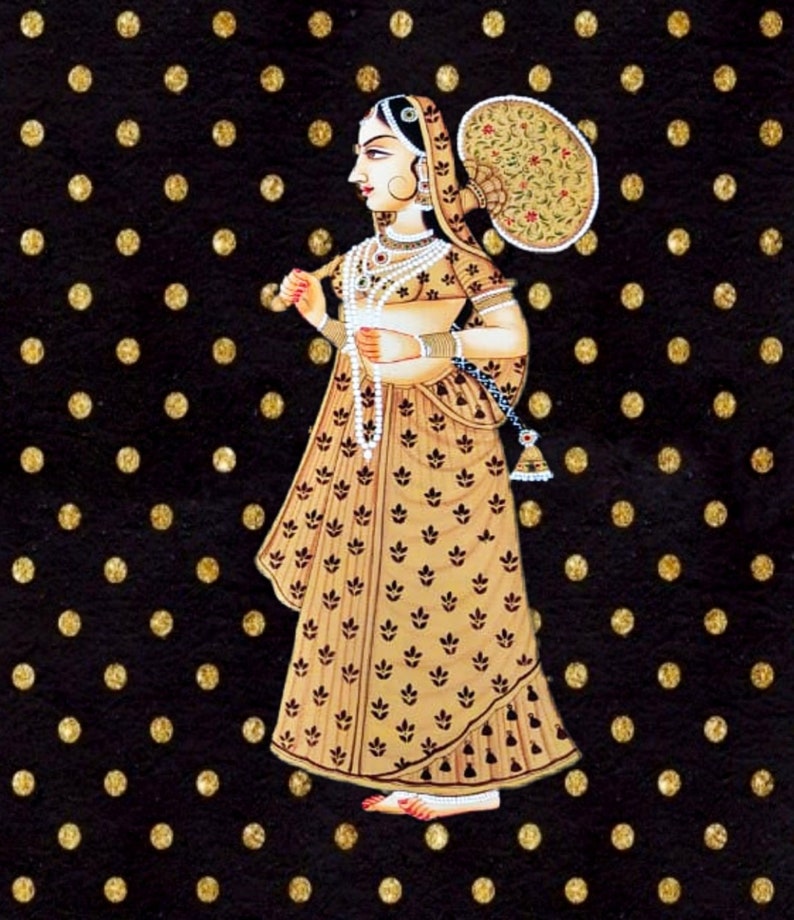 Set of 3 Pichwai Painting of Shrinathji With Gopis for Home Decor ...