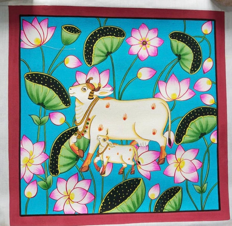 Set of 4 Pichwai Painting Shrinathji Darshan Painting Home Decor ...