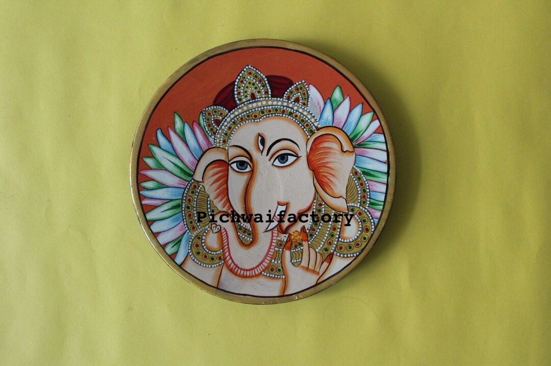 Decorative Wooden Plate Hand Painted Plate for Wall Decor - Etsy
