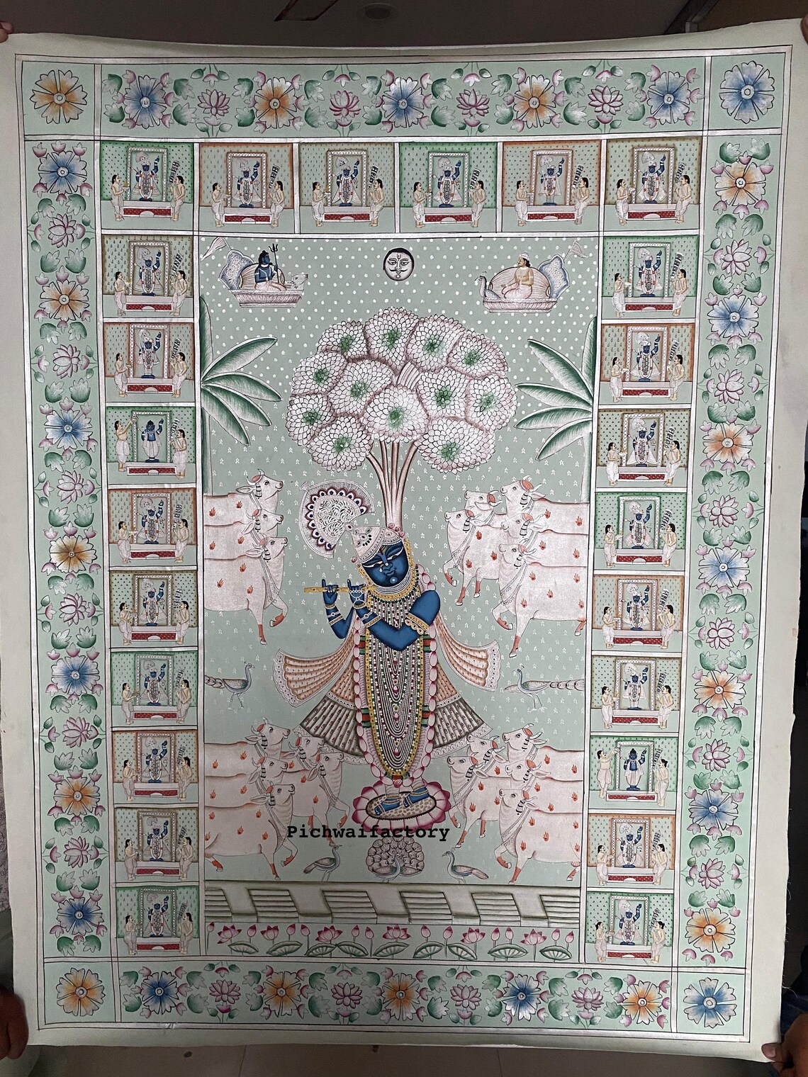 Pichwai Painting Shrinathji Darshan Antique Work Pichvai Home Decor ...