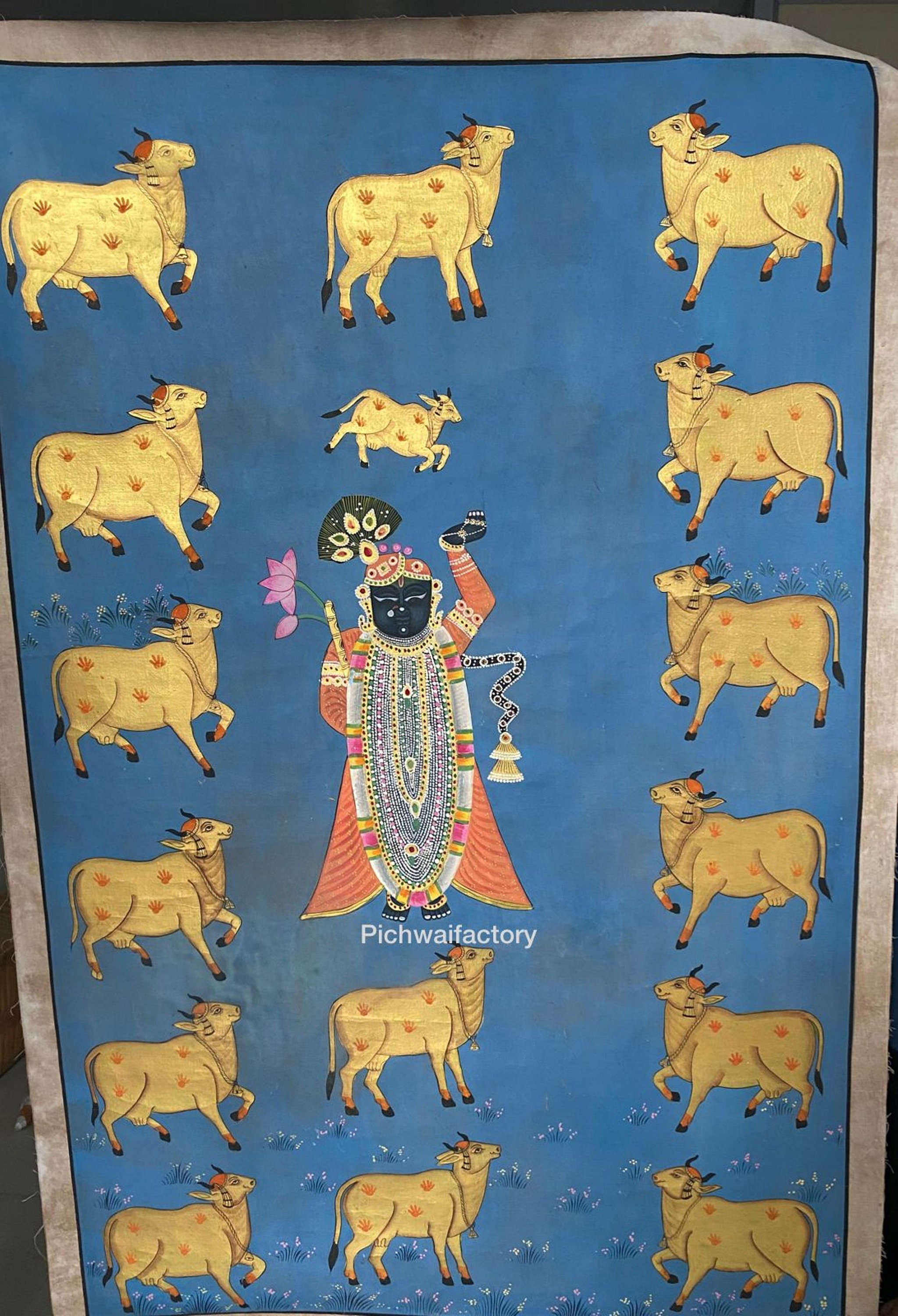 Pichwai Painting Shreenathji Darshanantique Pichwai Indian Art - Etsy