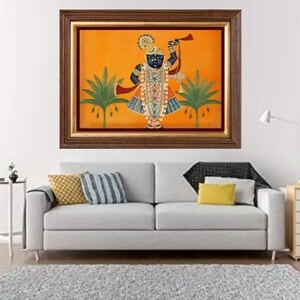 Buy Pichwai Painting of Shreenathji With Tree on Cloth Modern Pichwai ...