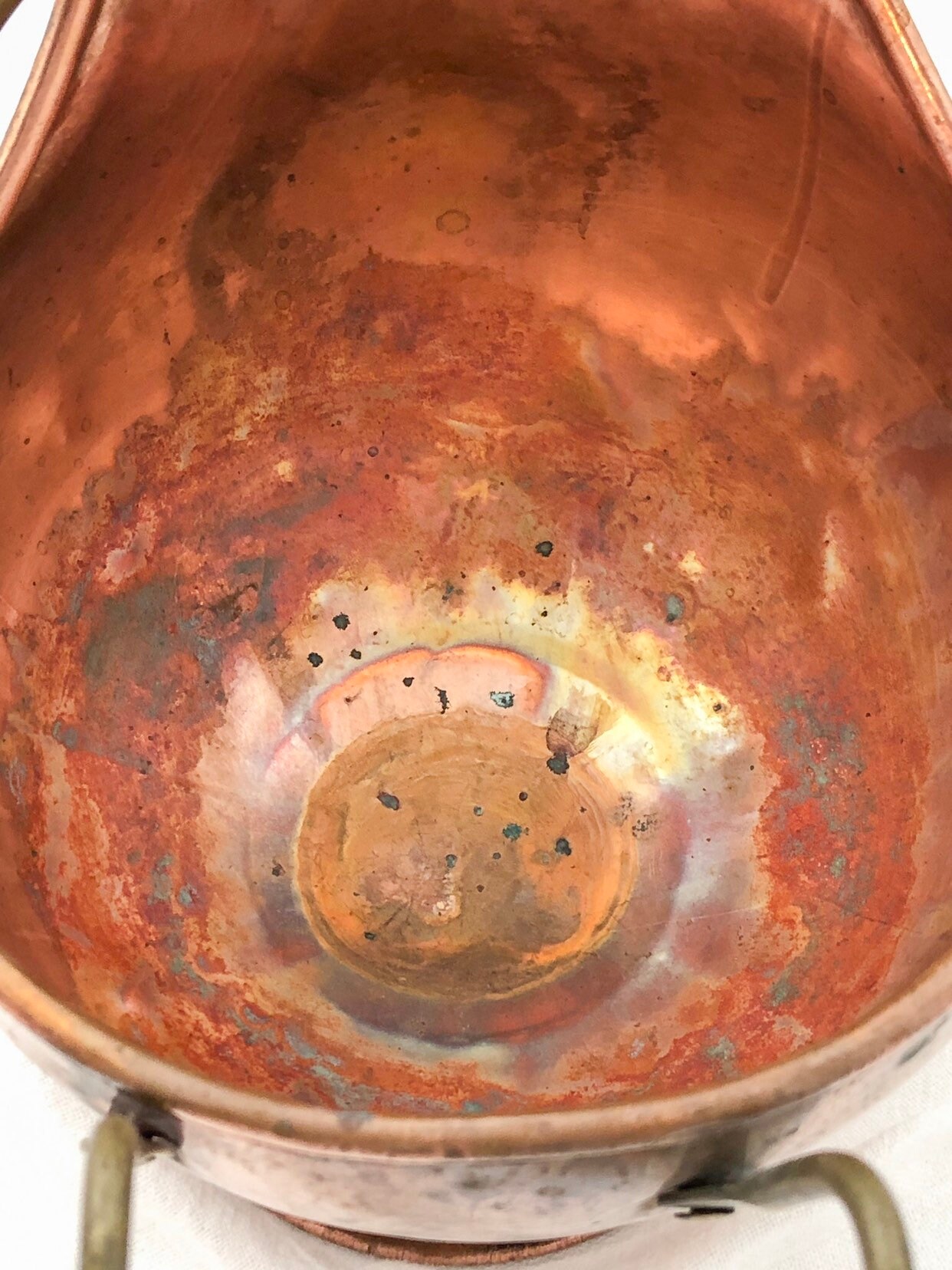 Vintage rose Copper Coal Scuttle in a Dutch Helmet - Etsy
