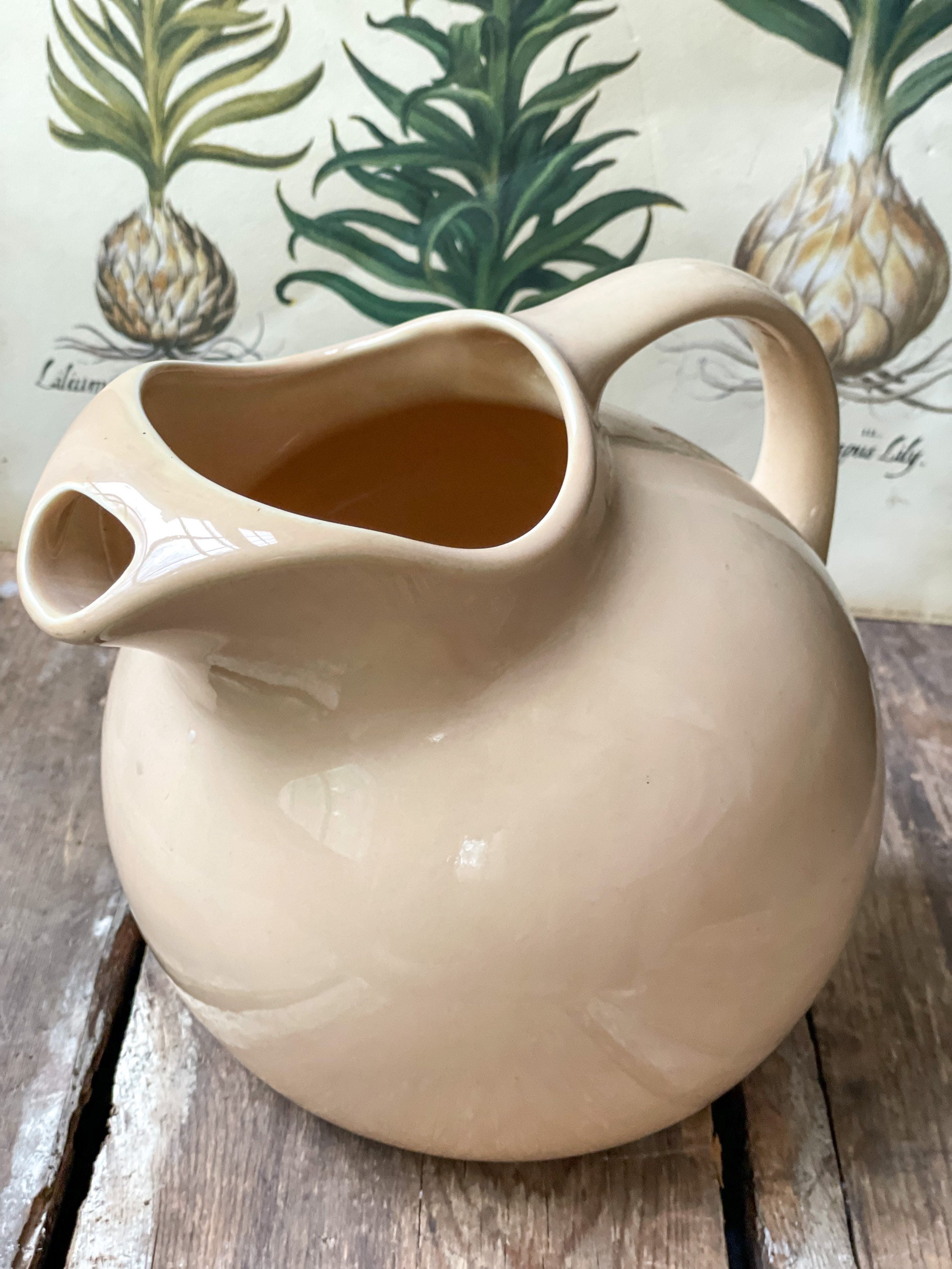Vintage Hall Ball Tilt Pitcher - Etsy