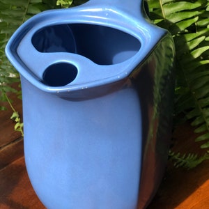 Vintage Blue Hall China Pitcher ~ Marked 5118 for the Montgomary Ward ...