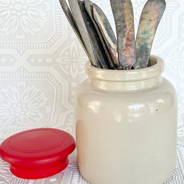 Vintage Mustard Jar - Etsy