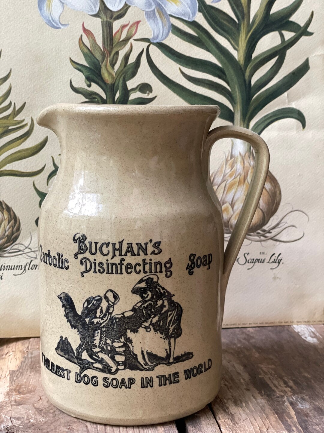 Vintage Moira Pottery ~ Made in England ~ Stoneware Pitcher, Buchan’s ...