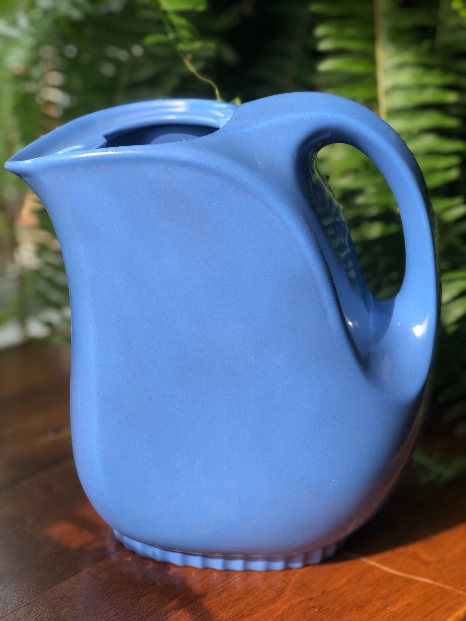 Vintage Blue Hall China Pitcher Marked 5118 for the - Etsy