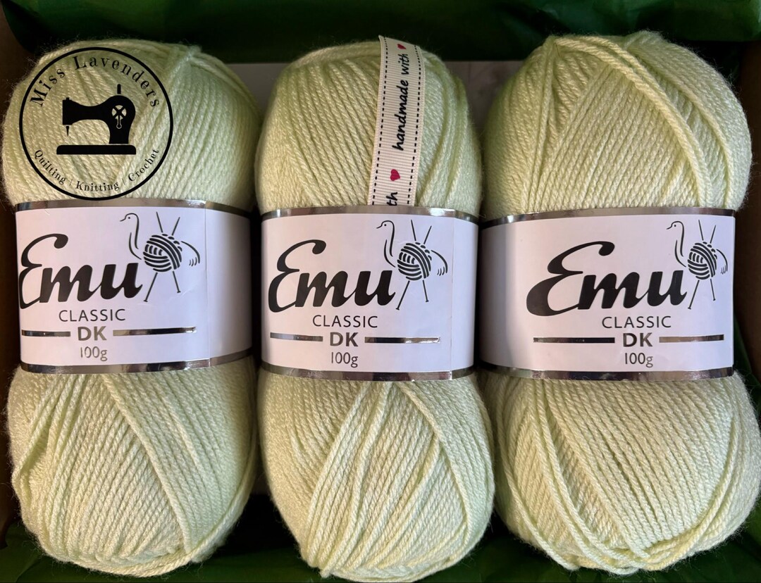 Knitting Pack Emu Classic Baby Alphabet Cot Blanket Knitting Kit Lawn ...