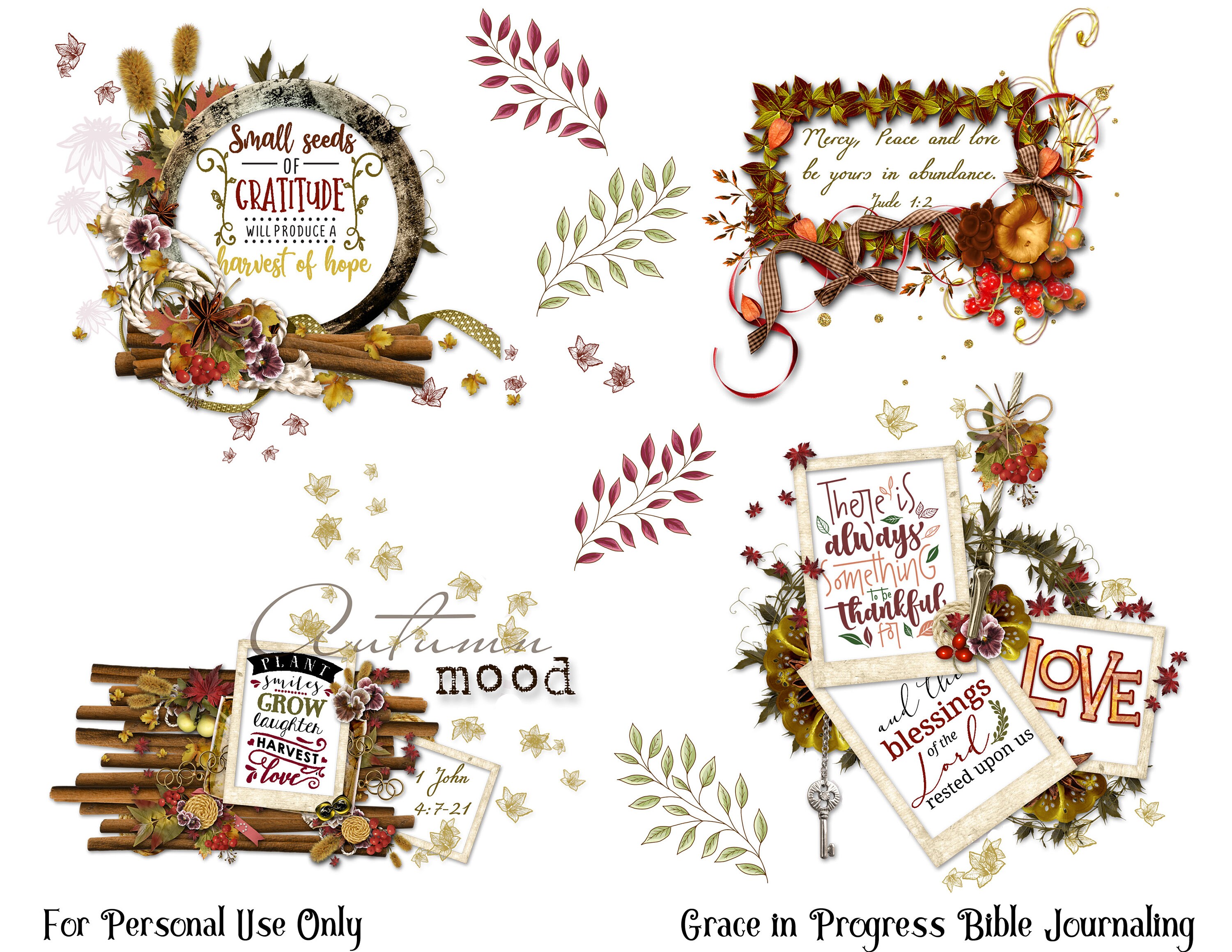 Autumn Bible Art Journaling, Bible Verse Art, Scripture Writing ...