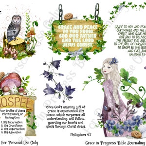 Gospel of Jesus, God, Grace, Peace, Scripture Writing Art, Faith Art ...