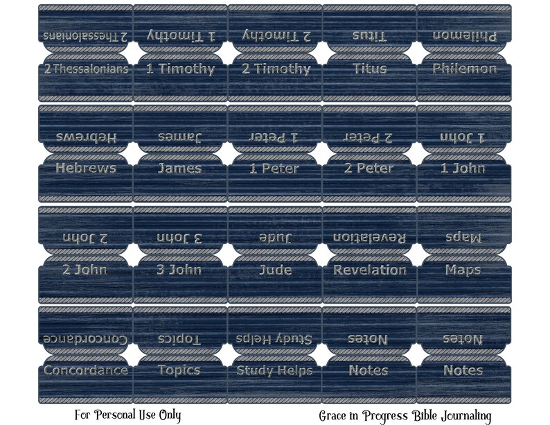 Men's Catholic Large Print Bible Tabs, Catholic Bible Tabs, Double ...