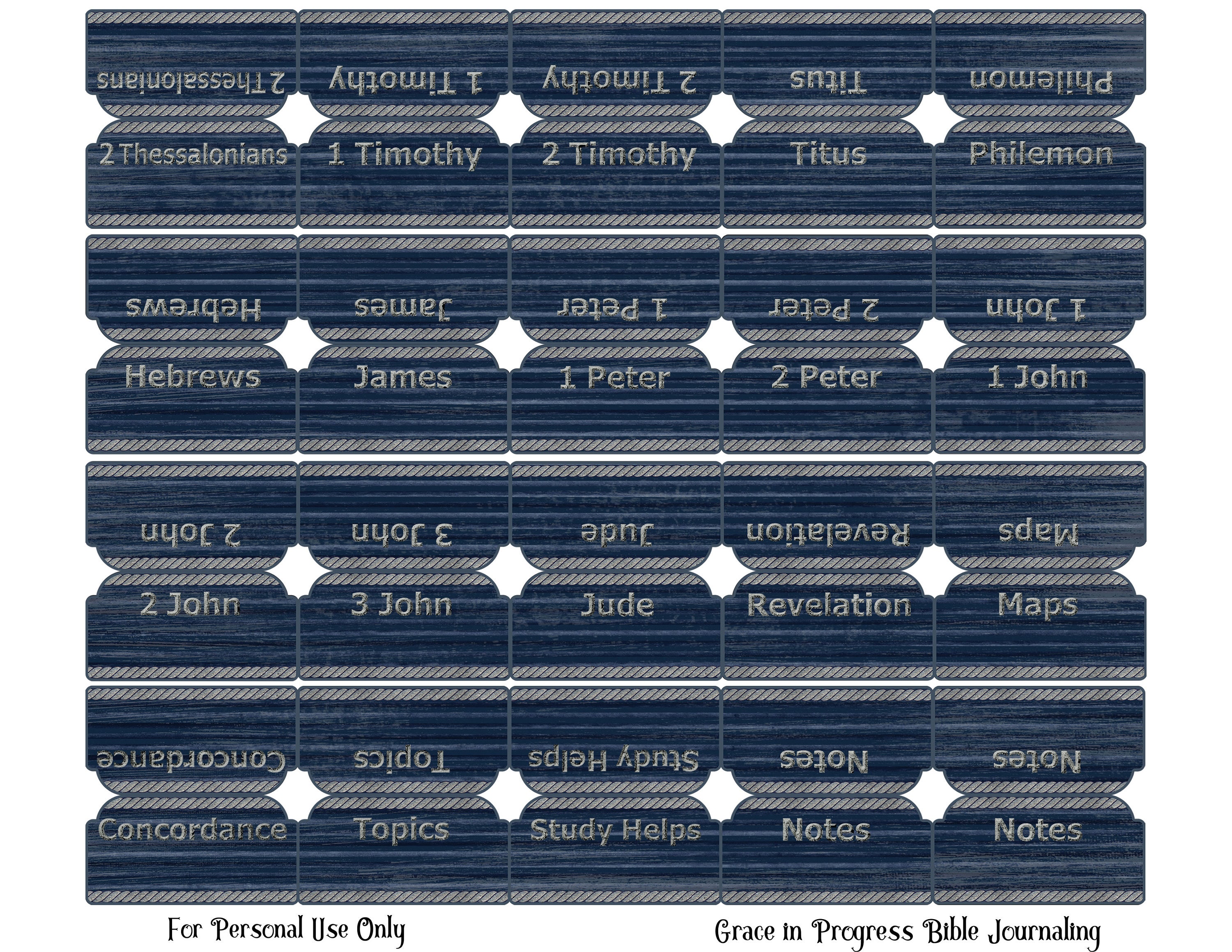 Men's Catholic Large Print Bible Tabs, Catholic Bible Tabs, Double ...