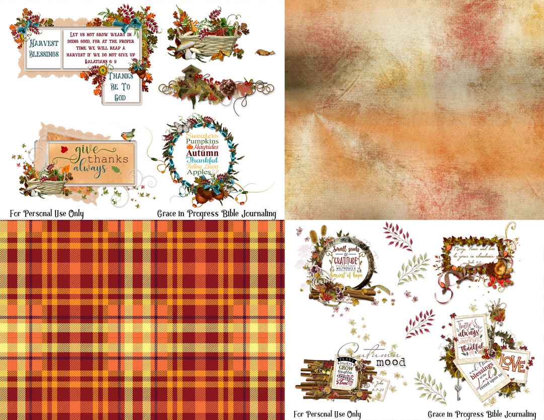 Autumn Bible Art Journaling, Bible Verse Art, Scripture Writing ...