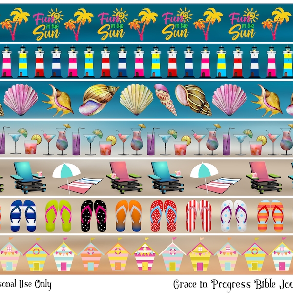 Beach Themed Border - Etsy