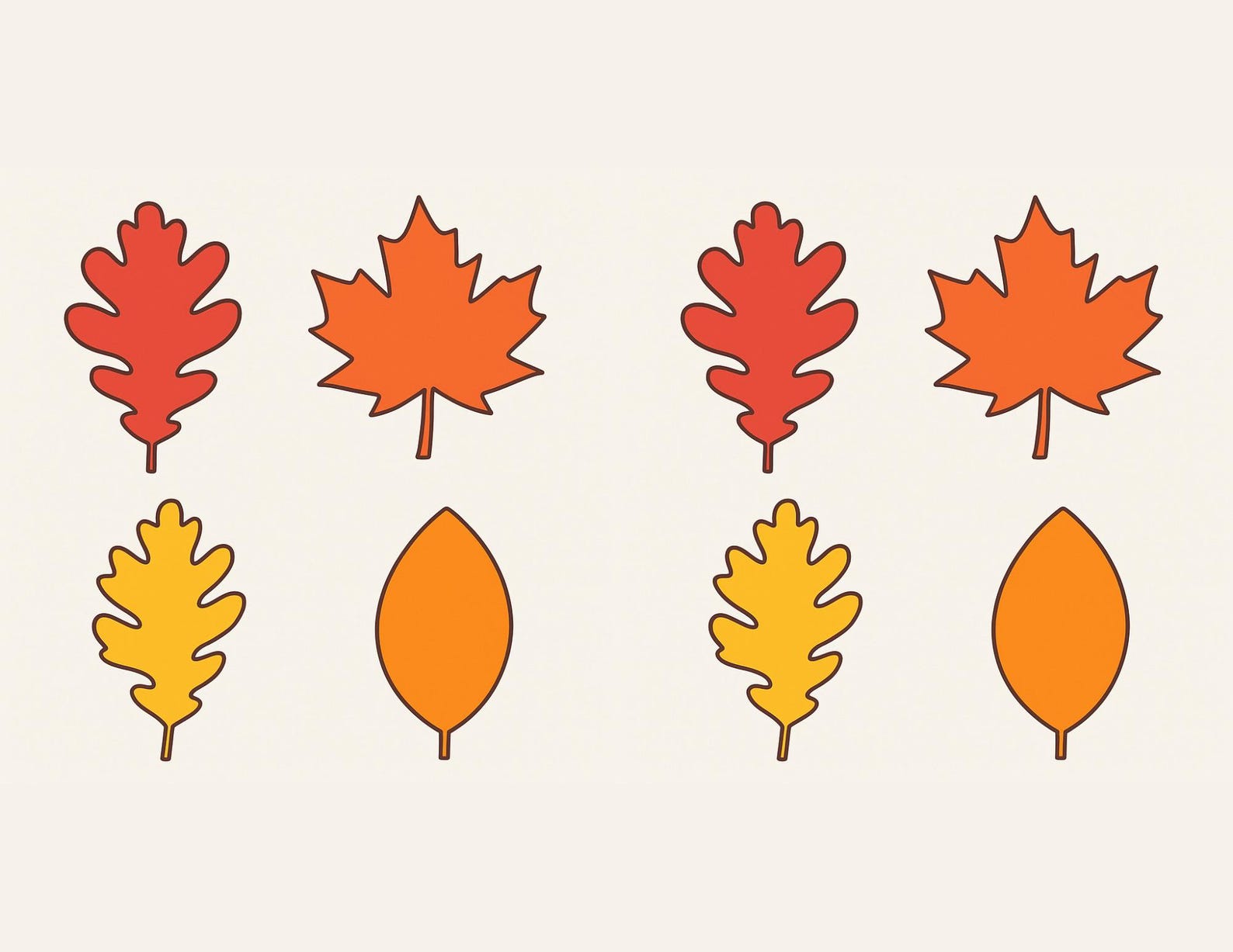 Fall Leaf Paper Crown Craft for Kids | Printable Autumn Headband ...