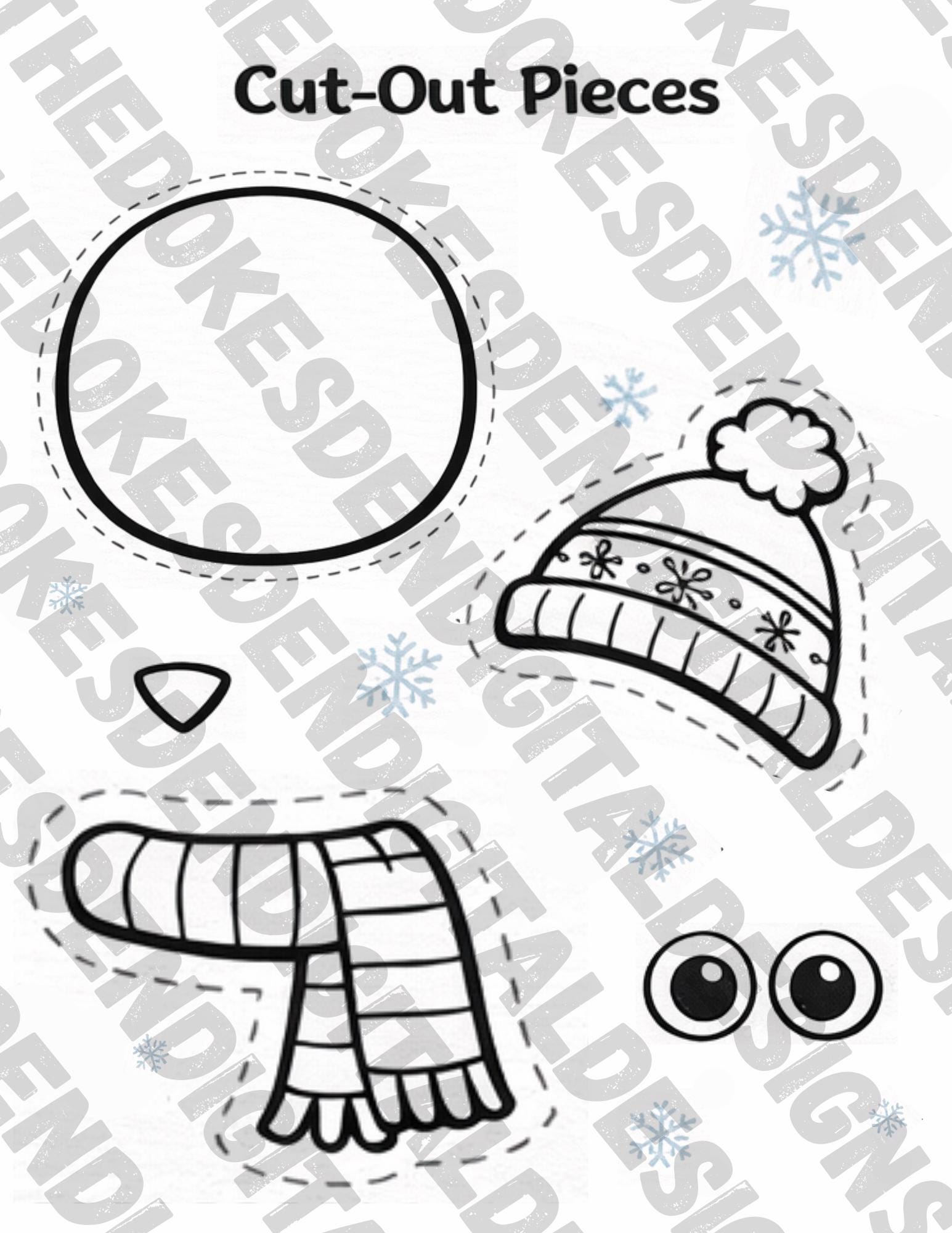 Build-a-penguin Pal Craft – Puffy Paint Winter Activity - Etsy