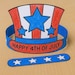 Patriotic Hat-making Fun! | Instant Download | Printable Fourth of July ...