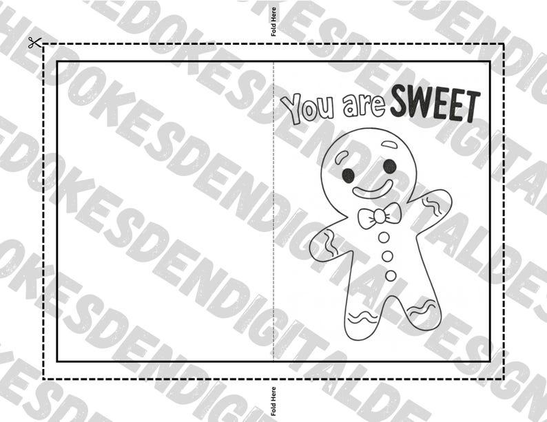 Kids Christmas Cards to Color | Printable DIY Holiday Craft | Classroom ...