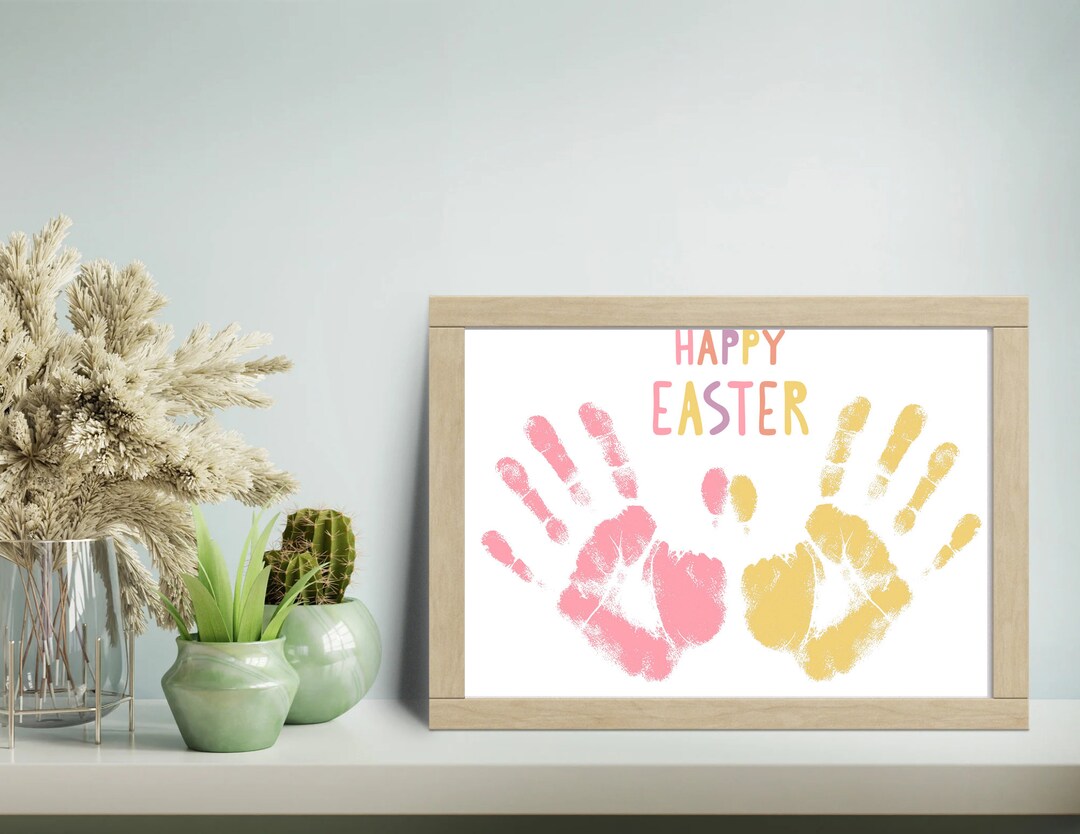 Easter Handprint Craft. Printable Handprint Activity. Instant Download ...