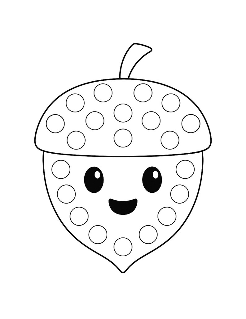 Thanksgiving Dot Art: Preschool Marker Activity Pages (printable) - Etsy