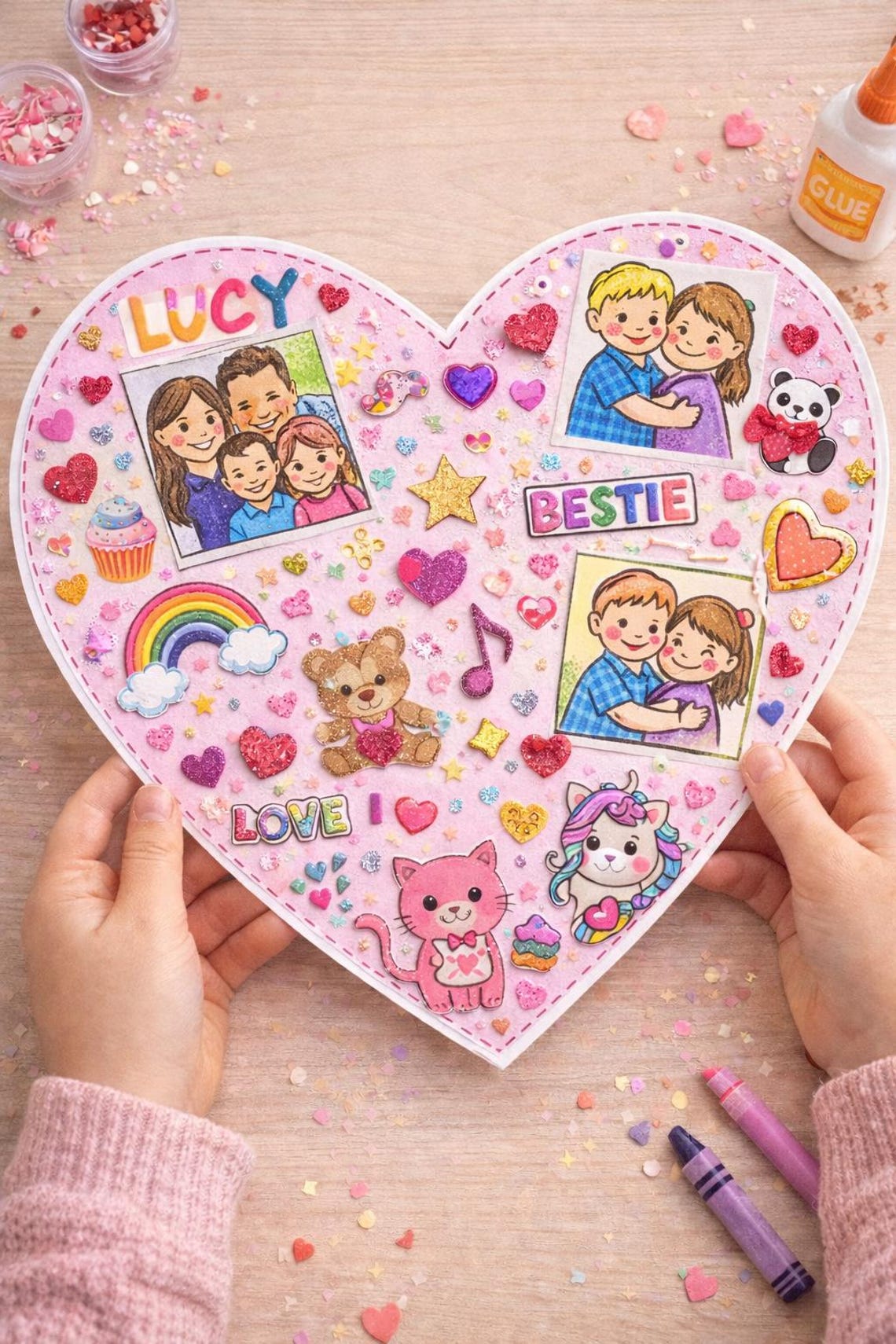 From My Heart – February Family Craft | Valentine’s Day Take-home ...