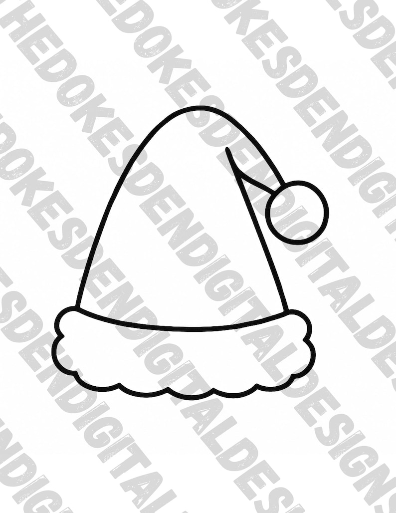 Scrap Paper Santa Hat Craft for Kids | Christmas Fine Motor Activity - Etsy