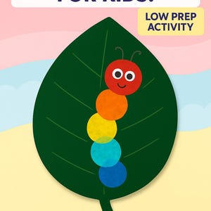 Dot-a-pillar Leaf Craft: Printable Caterpillar Activity for Kids - Etsy