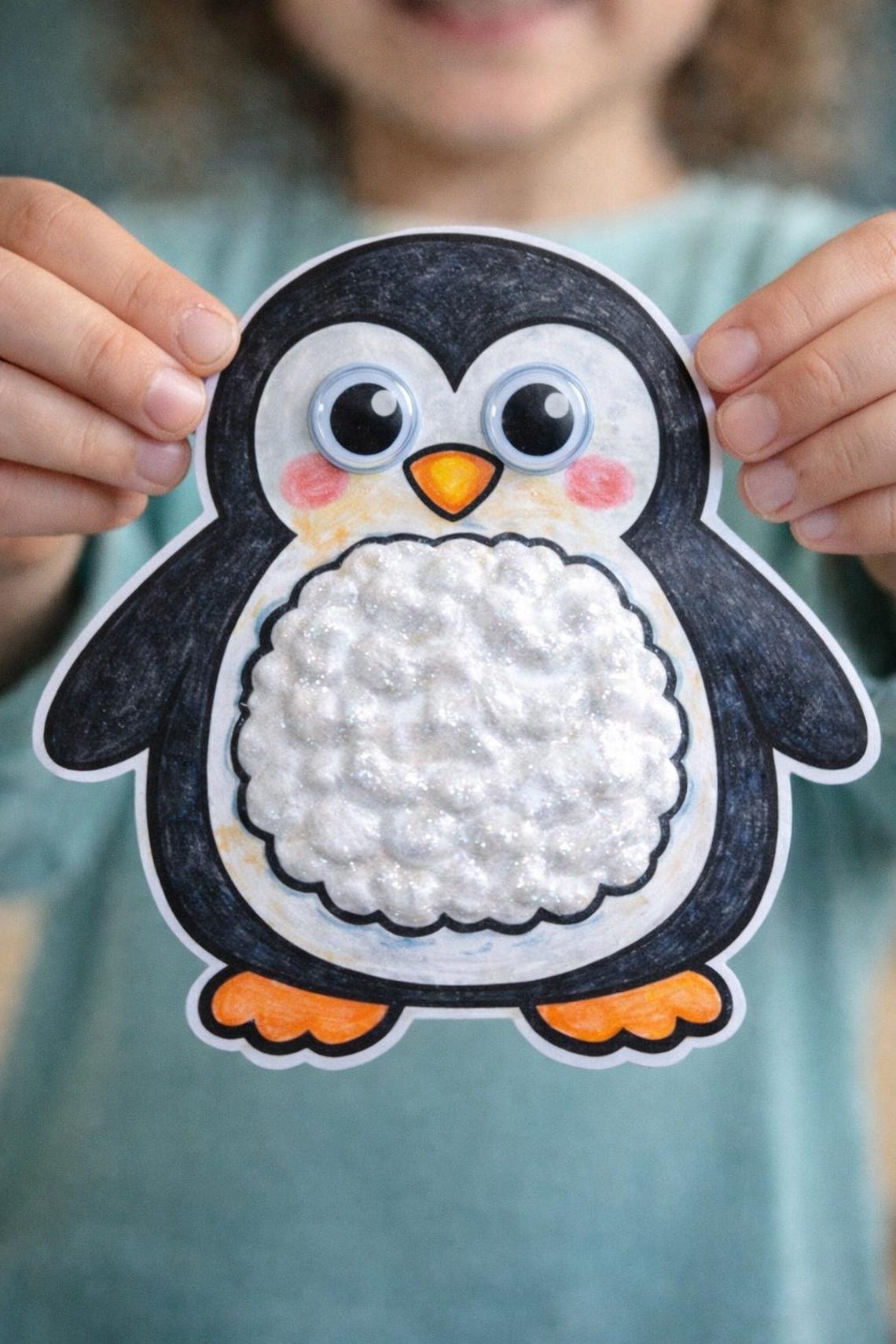 Puffy Penguin Pal Craft – No Prep Winter Art Activity for Kids - Etsy