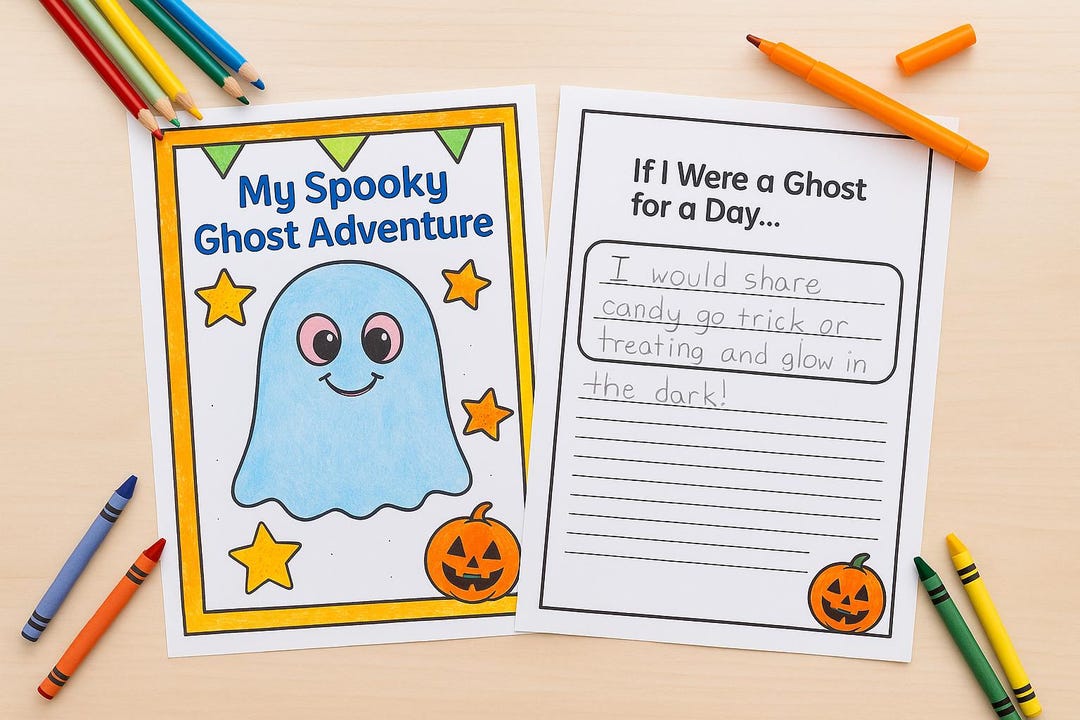 Printable “if I Were a Ghost for a Day” Writing Activity | Fun ...