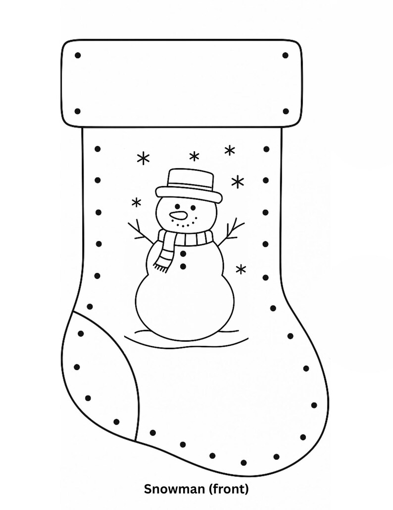 Christmas Stocking Sewing Craft for Kids | Holiday Fine Motor Activity ...
