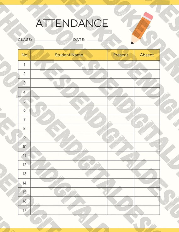Absent Student List
