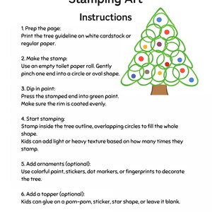 Christmas Tree Stamping Art – Toilet Paper Roll Painting Craft for Kids ...