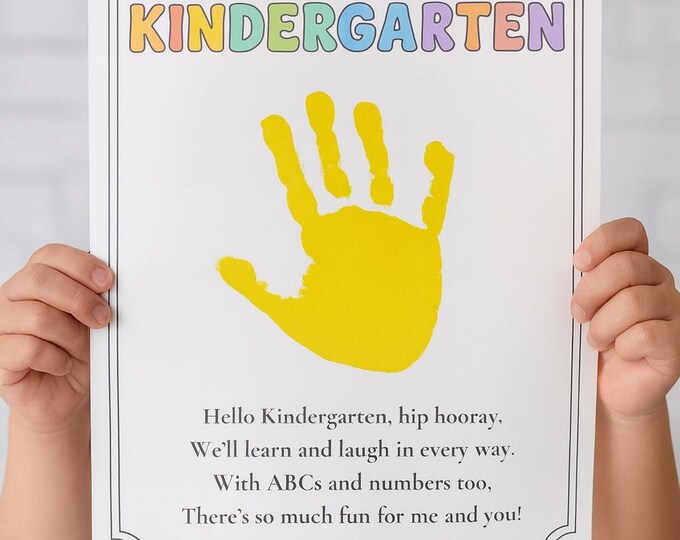 Back to School High Five Handprint Craft for Kids - Fun First Day of ...