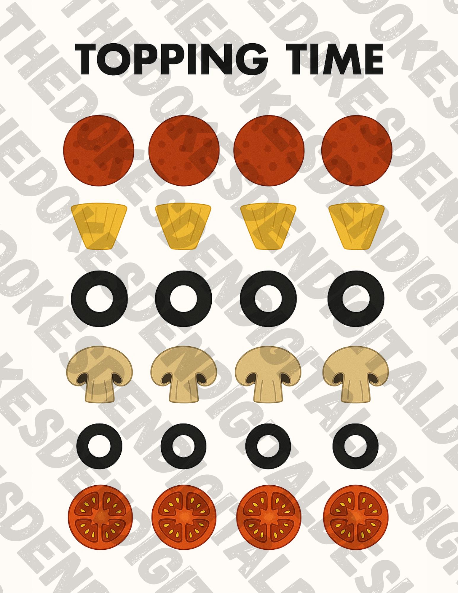Printable Pizza Craft for Kids: Build-your-own Pretend Play Activity - Etsy