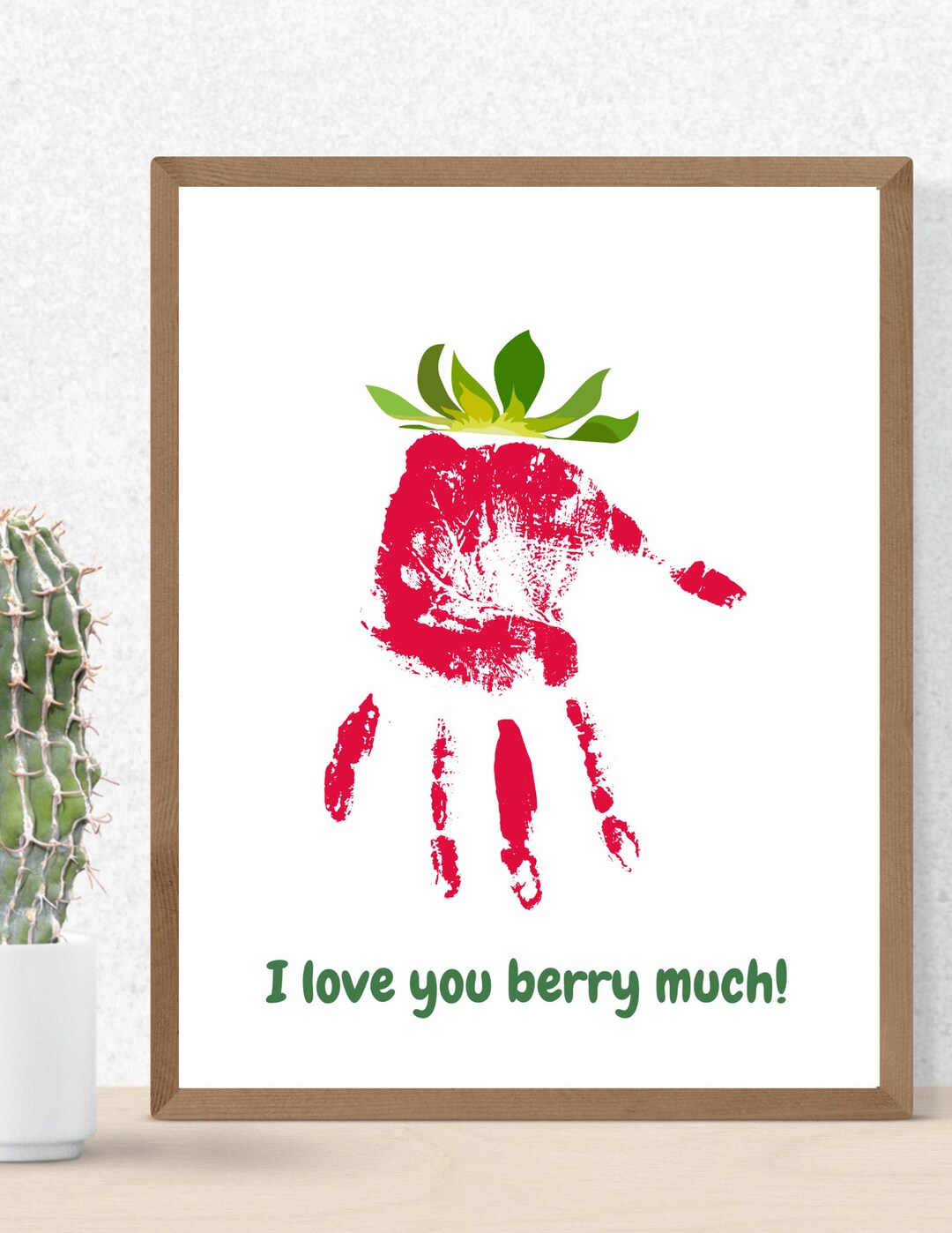 Spring Handprint Craft: Kids Printable Art (PDF & PNG) - Etsy