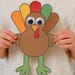 Printable Turkey Craft: Thanksgiving Cut and Paste Activity (digital ...