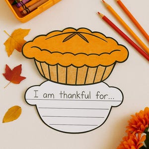 Thankful Pie Writing Craft | Printable Thanksgiving Activity for ...
