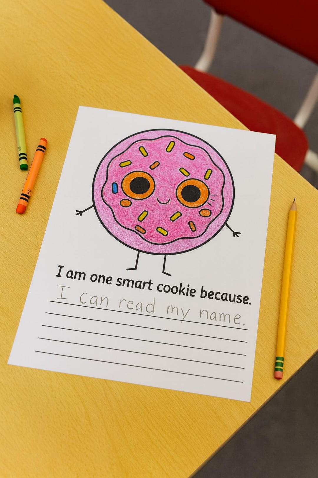 I Am One Smart Cookie – Printable Worksheet Set for Kids (3 Versions ...