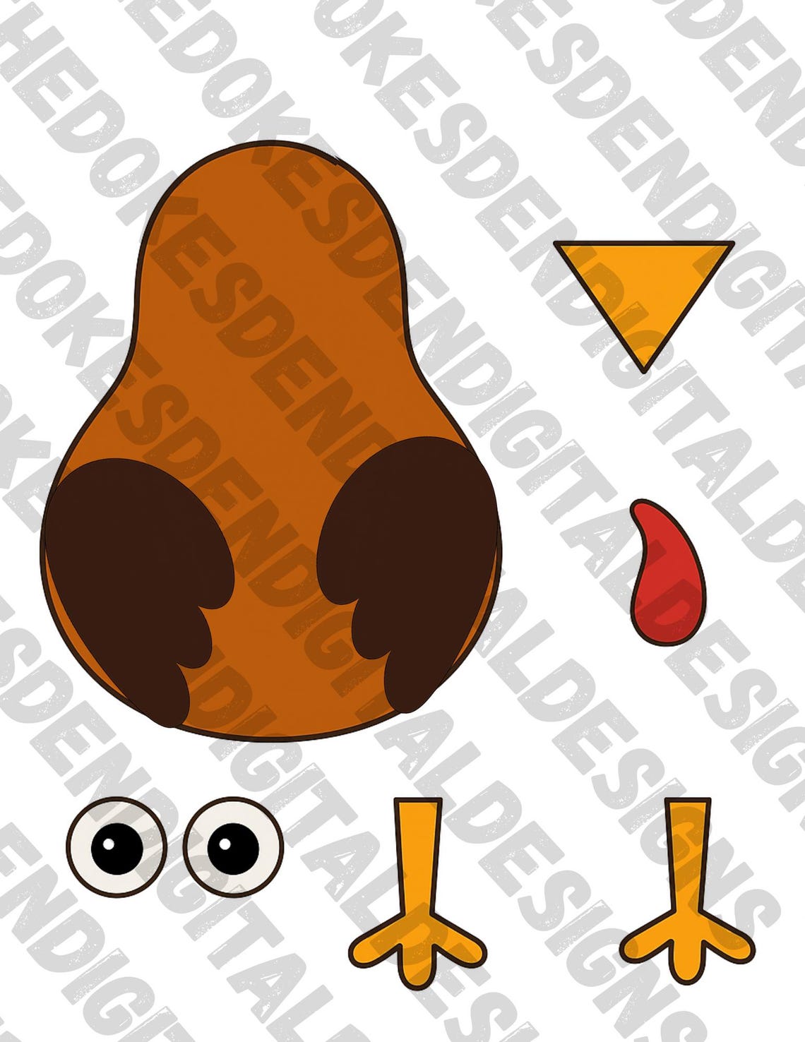 Fall Leaf Turkey Craft for Kids | Thanksgiving Classroom Activity ...