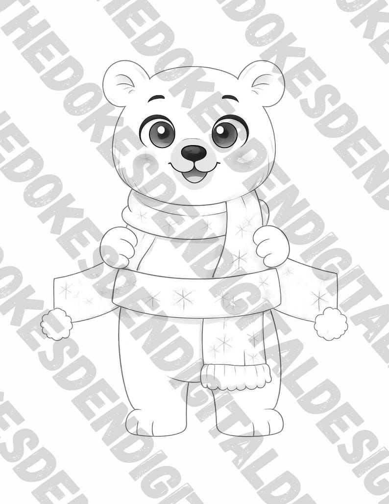 Polar Bear Name Craft – Winter Name Activity for Preschool ...