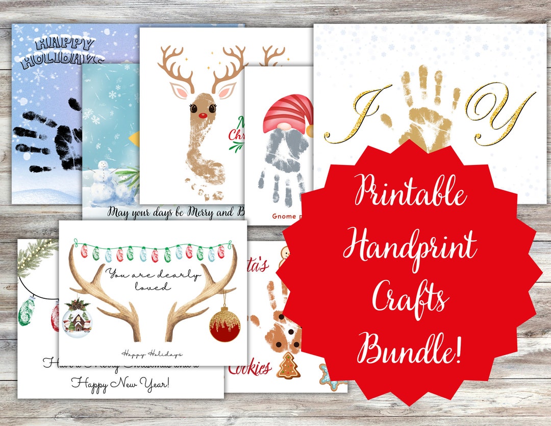Winter Themed Handprint Crafts Bundle. Winter Activities. Classroom ...