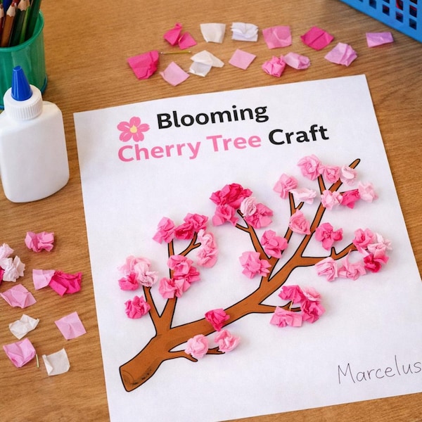 Cherry Blossom Bulletin Board - Etsy