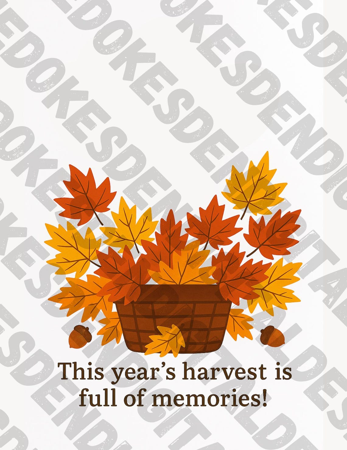 Printable Autumn Harvest Handprint Craft for Kids - Etsy